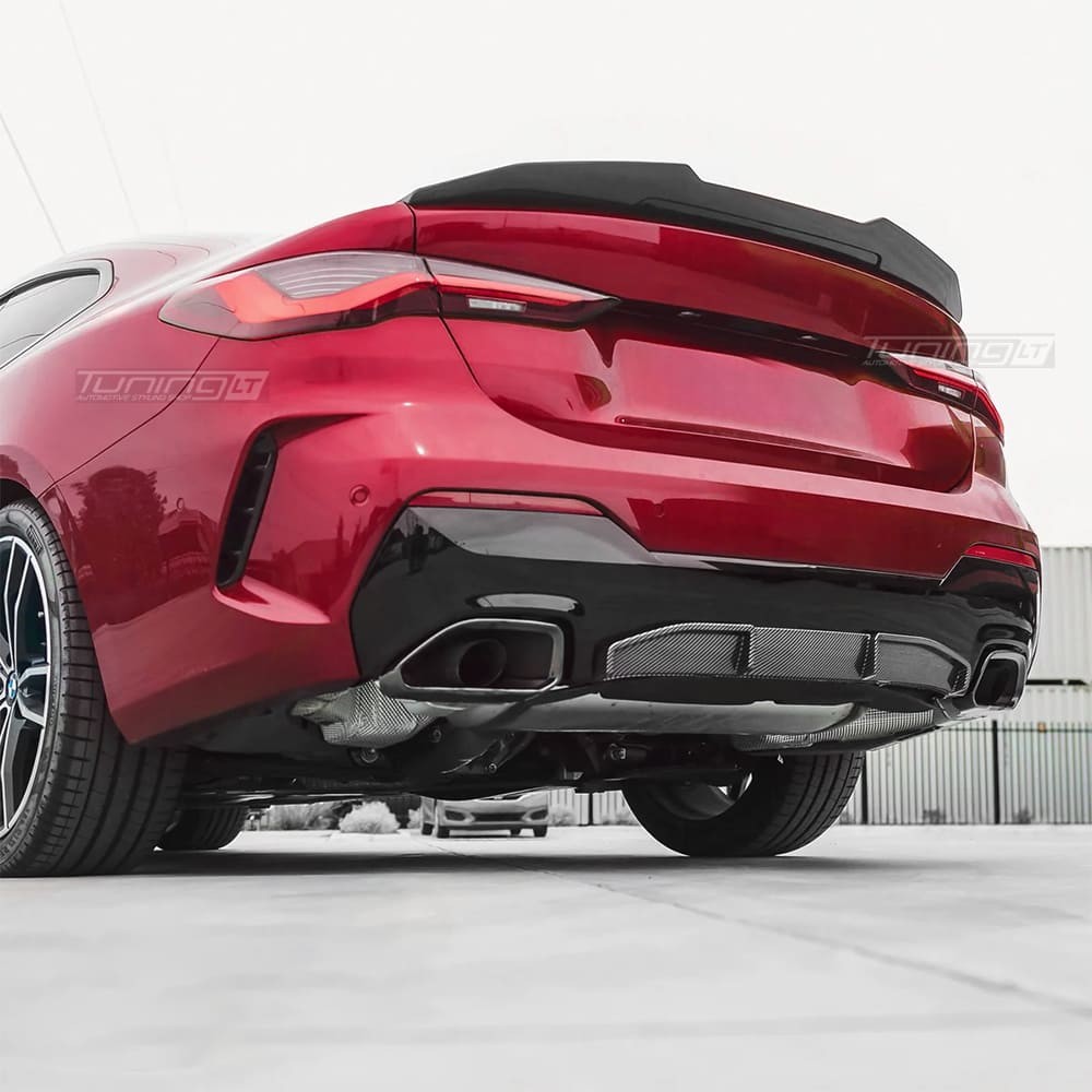 For BMW G22, G82 PSM style Trunk Spoiler, glossy black