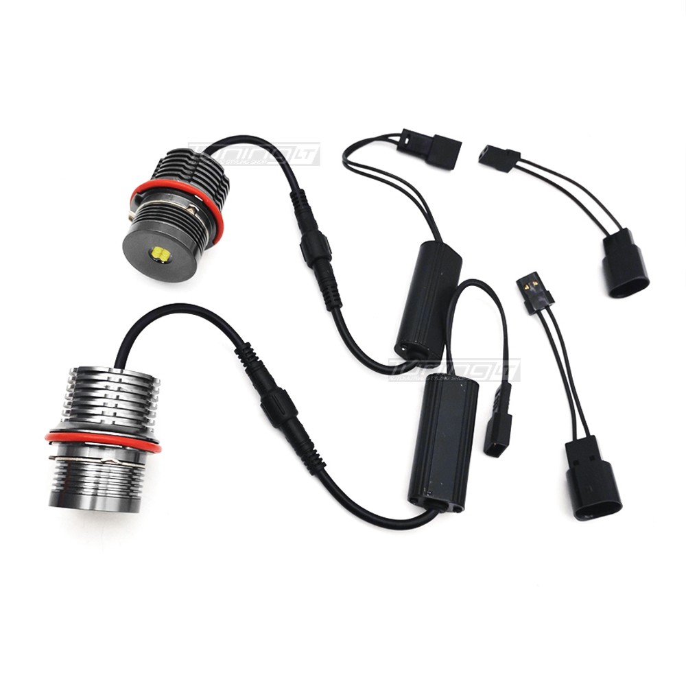 For BMW E39 / E53 / E60 / E63 / E65 / E87 LED Angel Eyes Markers 25w