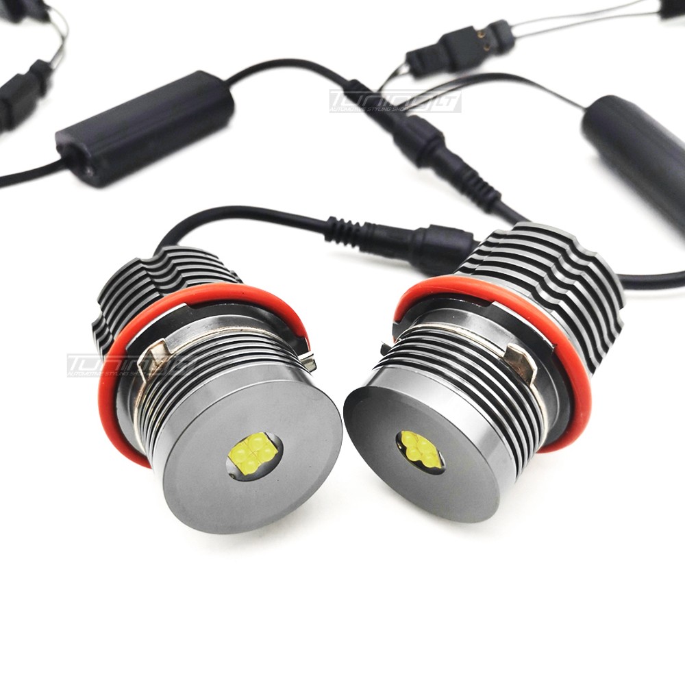 For BMW E39 / E53 / E60 / E63 / E65 / E87 LED Angel Eyes Markers 25w