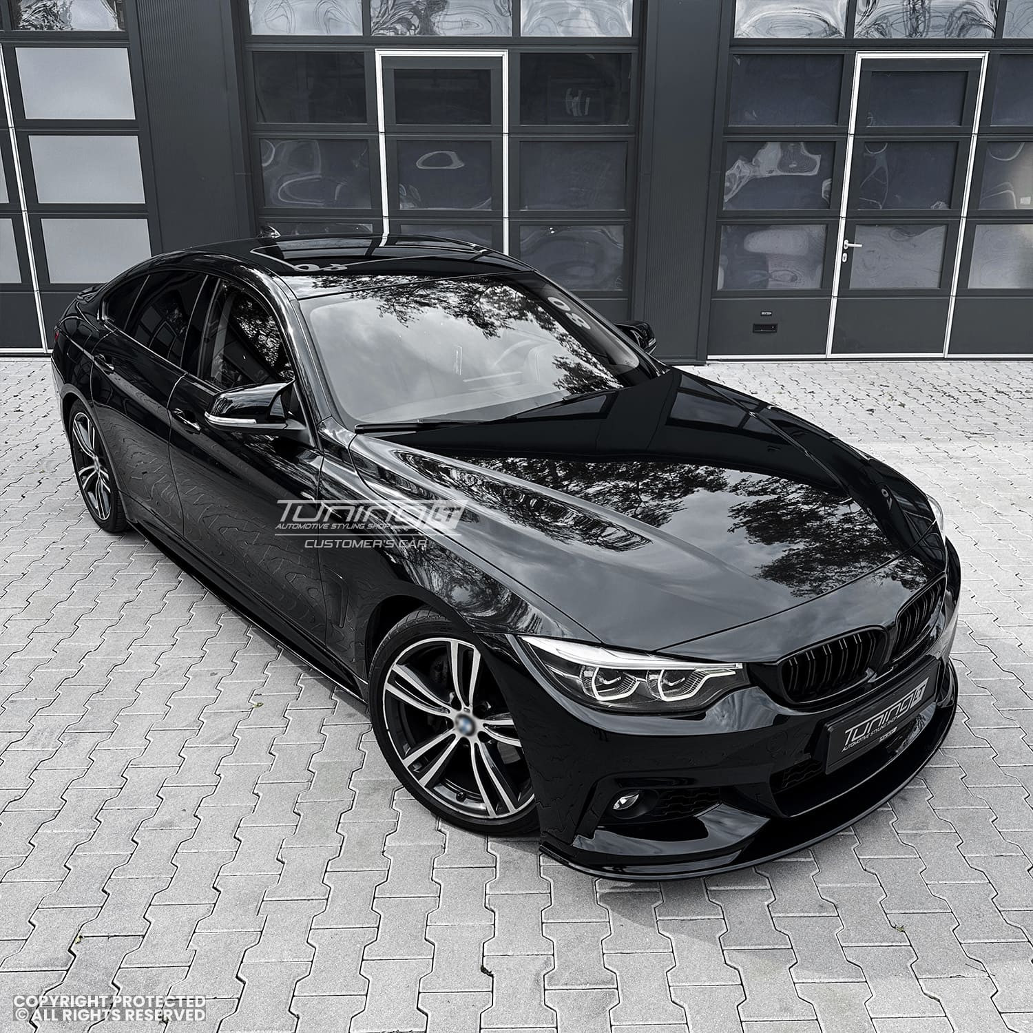 For BMW F32 / F33 / F36 Performance side skirt extensions