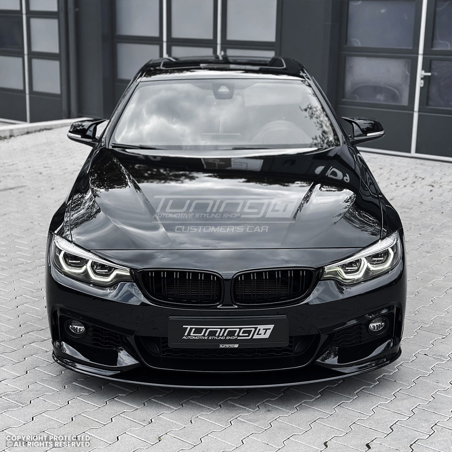 For BMW F32 / F33 / F36 / F82 Performance front grill, black