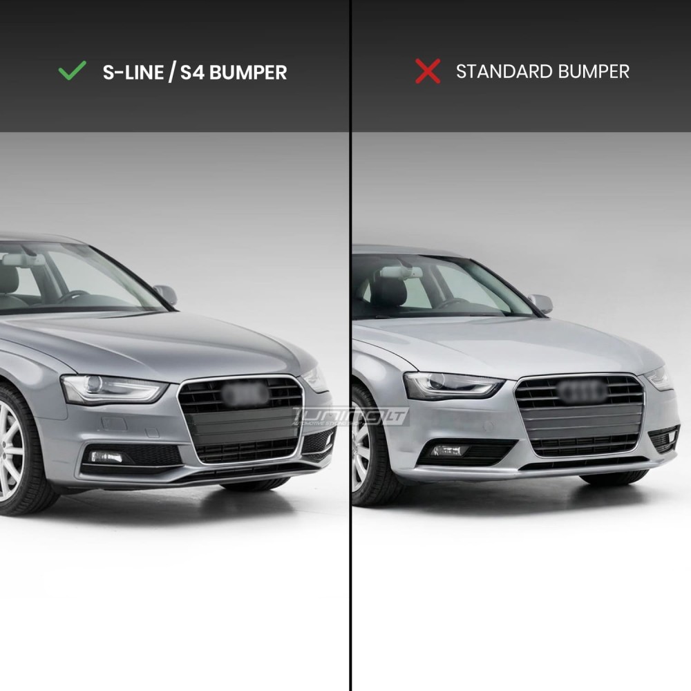 Audi A4 / S4 B8.5 facelift S-Line Priešrūkinių Grotelės, komplektas
