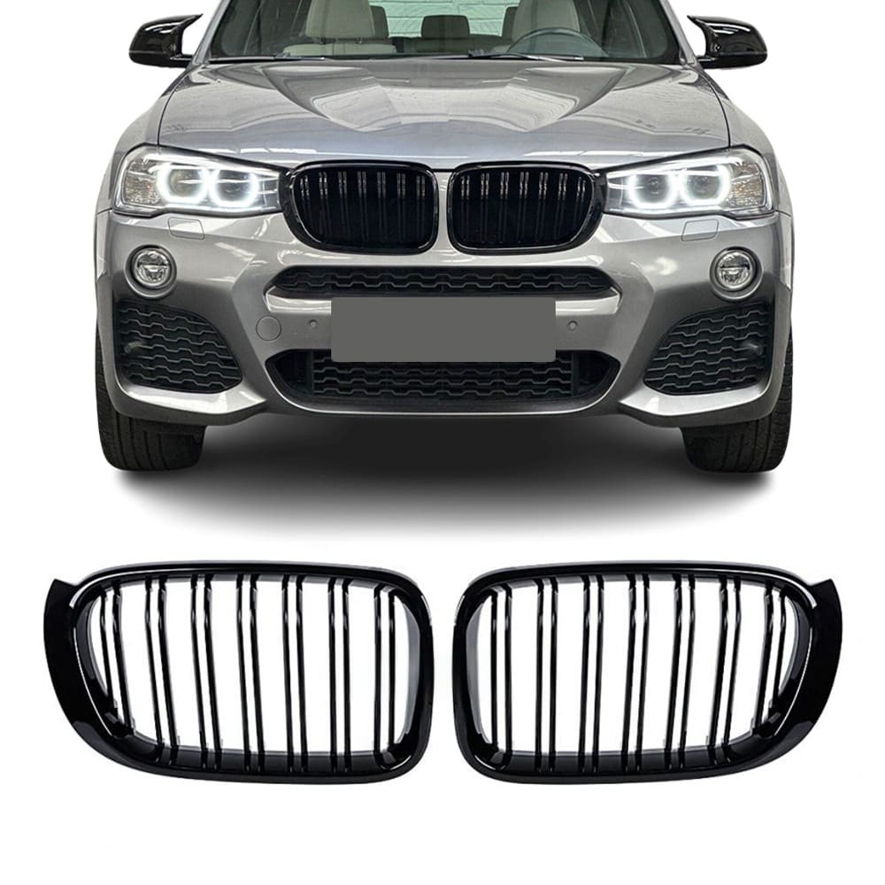 For BMW X3 F25 LCI / X4 F26 Performance front grille, black