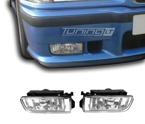 For BMW E36 fog lights, clear