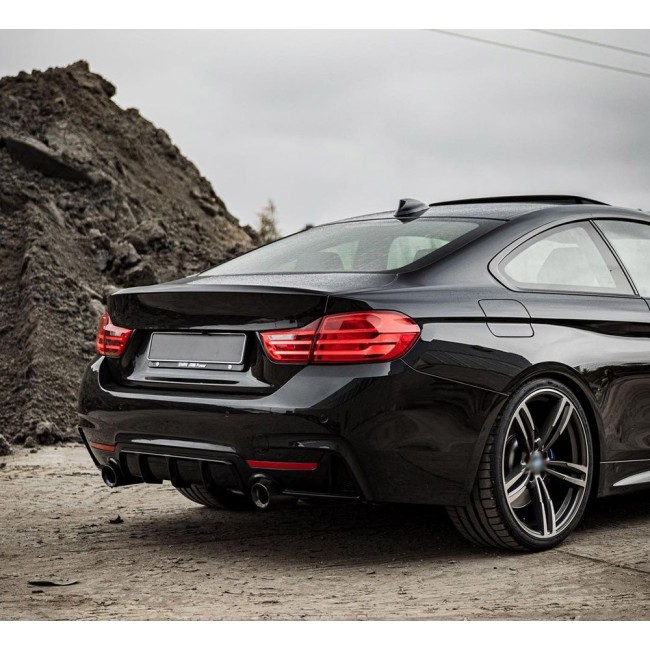 For BMW F32 / F33 / F36 rear M bumper Performance diffuser