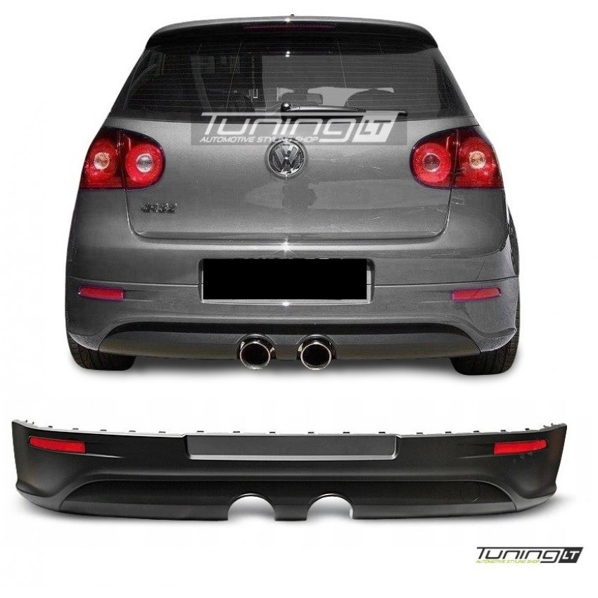 For VW Golf MK5 R32 style rear bumper diffuser