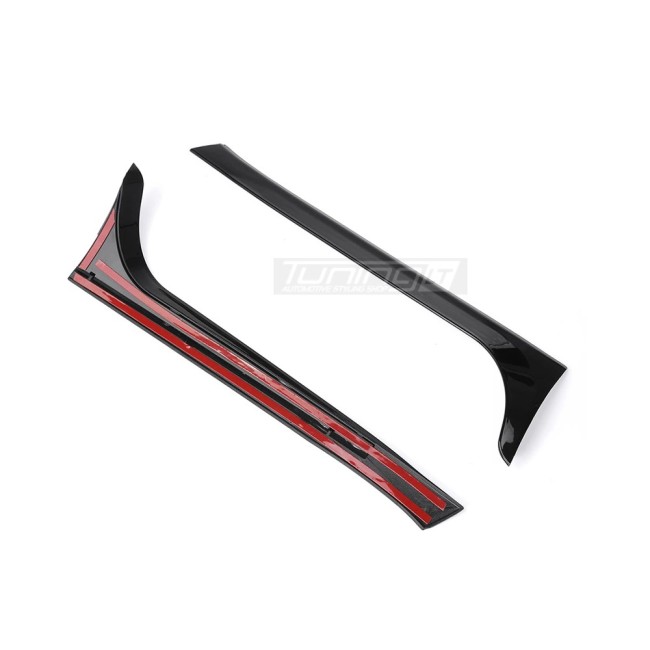 For VW Golf MK6 GTI / GTD / R Rear Window Spoilers set, glossy black