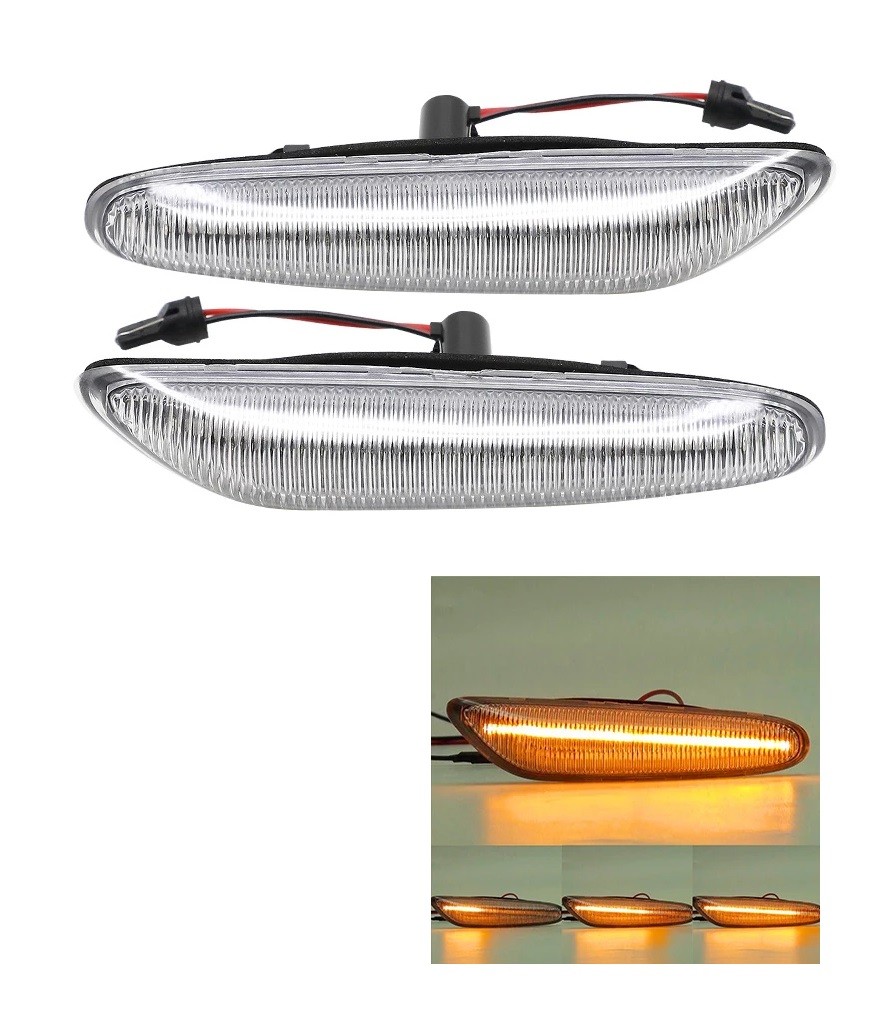 For BMW E81 / E82 / E87 / E88 running side indicators, white