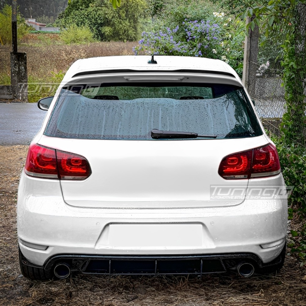 Universalus bagažinės Spoileris / Stogelis, juodas blizgus