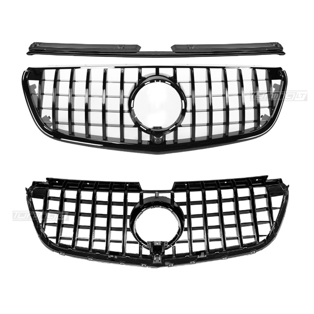 For Mercedes Vito W447 GTR Panamericana style Grille, black