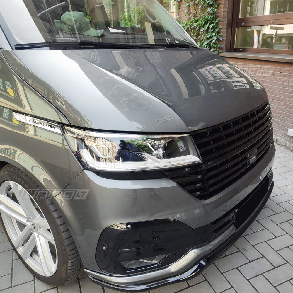For VW T6.1 front Grille without badge, glossy black