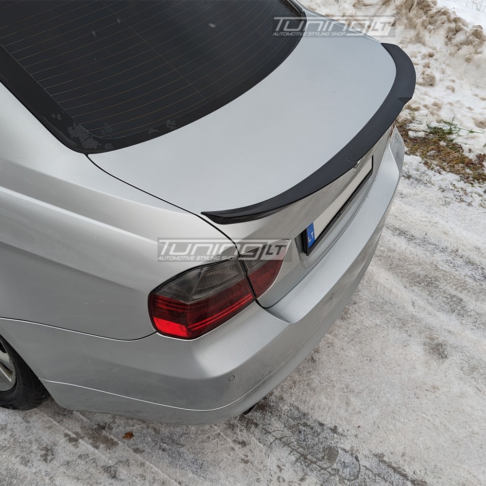 BMW E90 M4 style Spoileris ant bagažinės dangčio, juodas