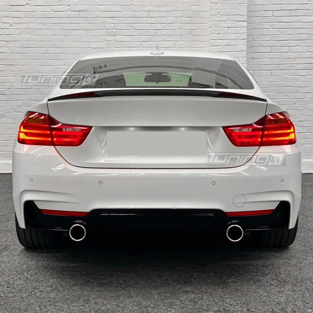 For BMW F36 Performance Boot Spoiler, glossy black