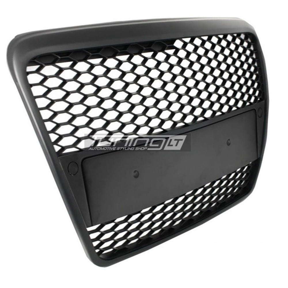 For Audi A6 C6 RS-design front grille, black matte