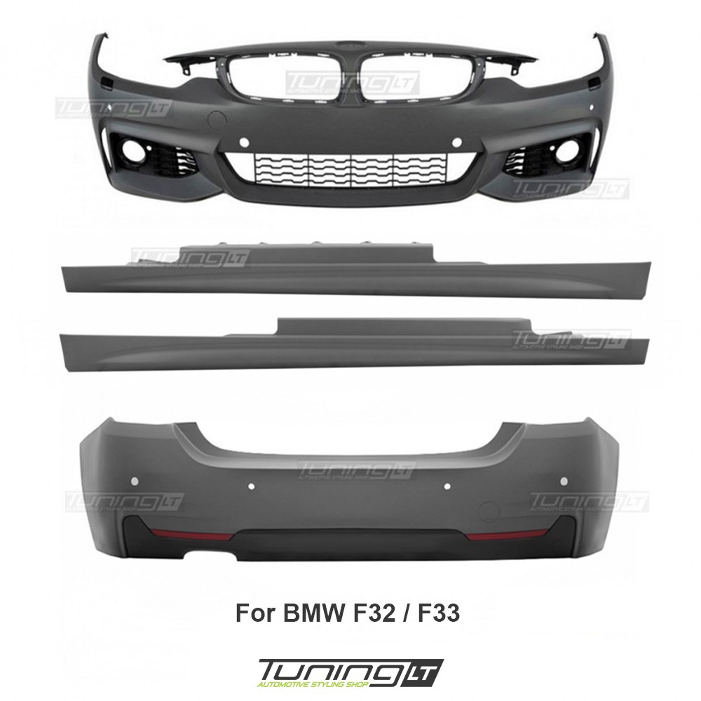 M Sport Paketas skirtas BMW F32 / F33, bamperių komplektas