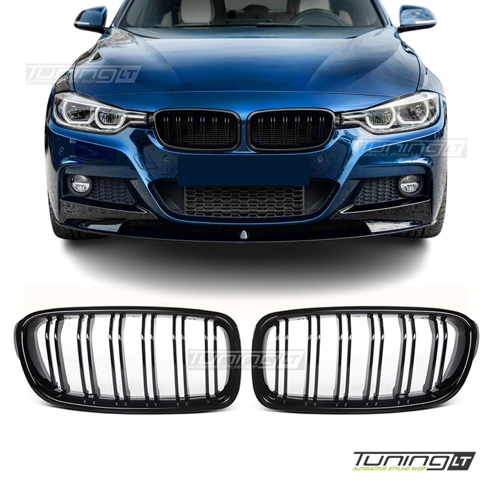 For BMW F30 / F31 Performance front grille, glossy black