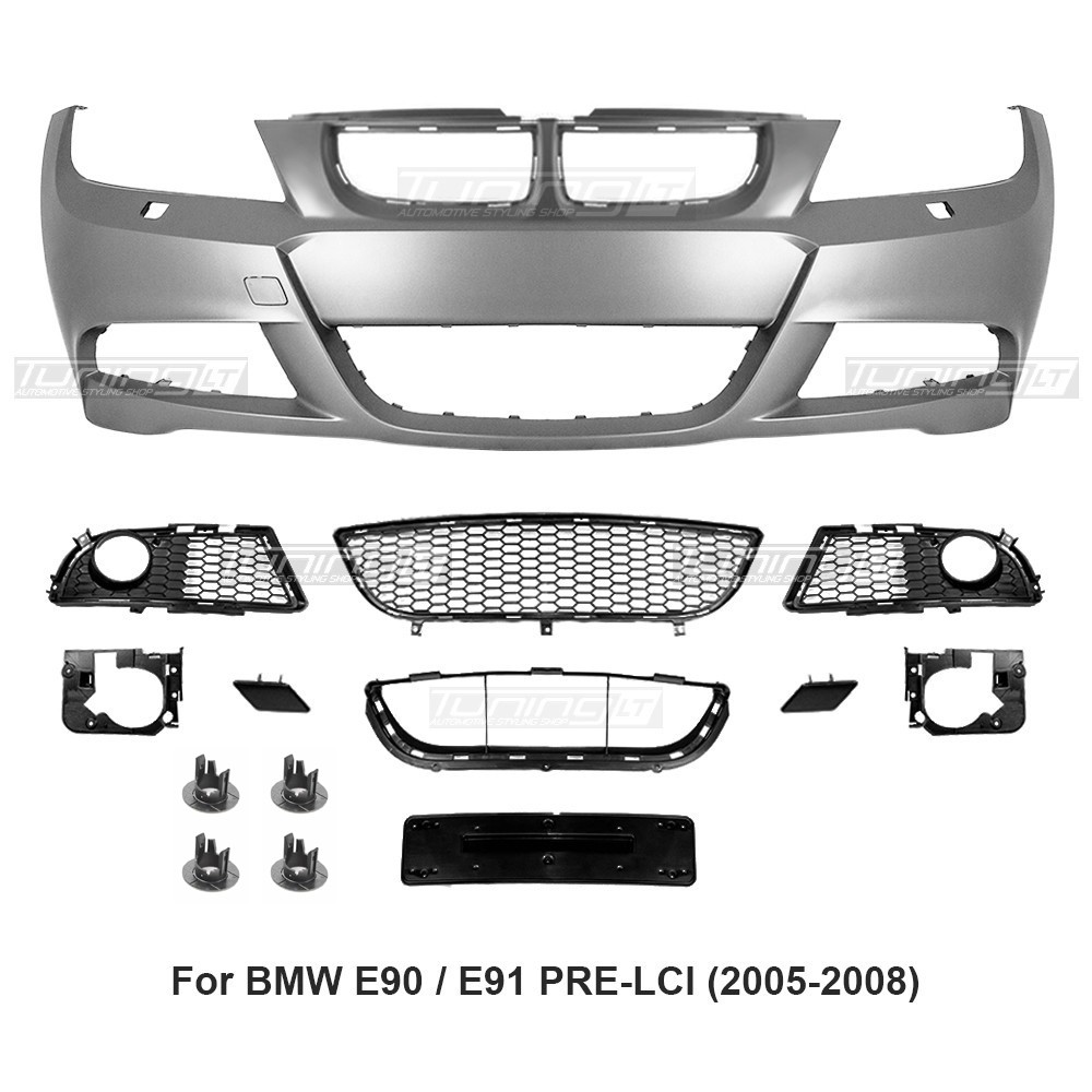 BMW E90 / E91 PRE-LCI priekinis buferis M-Tech bamperis