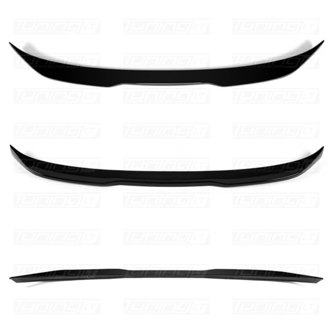 For BMW G30 CS-style boot spoiler, glossy black