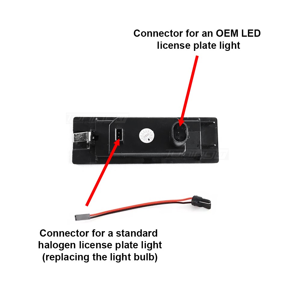 BMW E63 / E64 skirtas LED Numerių Apšvietimas