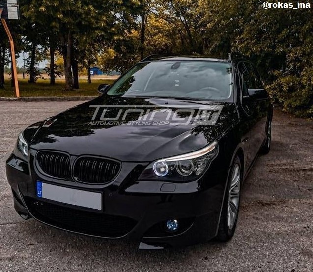 For BMW E60 / E61 front bumper M5 style, M look