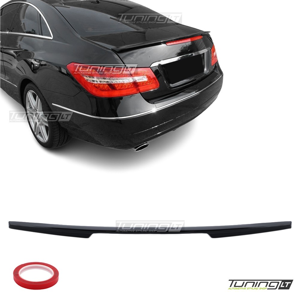 For Mercedes C207 trunk spoiler Glossy Black AMG