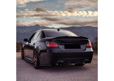 For BMW E60 PSM style Trunk Spoiler, glossy black