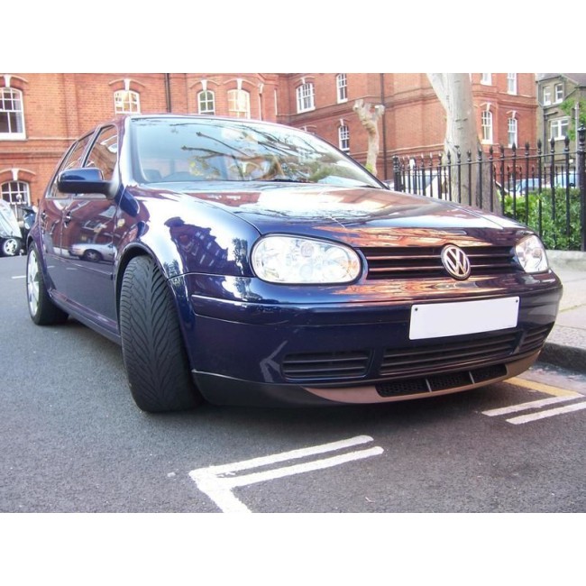 For VW Golf MK4 front bumper spoiler, black
