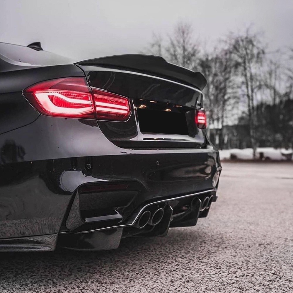 BMW F30 F80 PSM išvaizdos Spoileris ant bagažinės dangčio, juodas