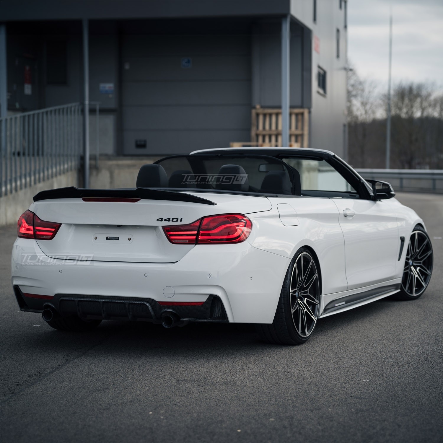 BMW F33, F83 PSM style Spoileris ant Bagažinės, juodas blizgus