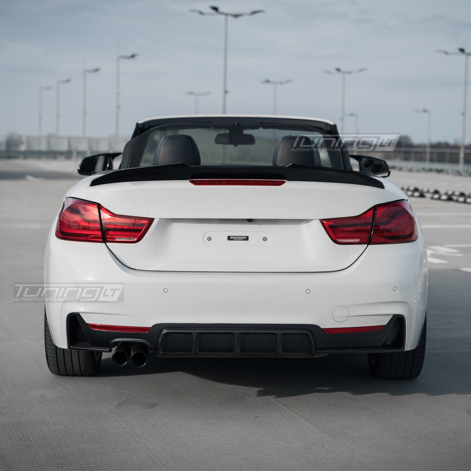 BMW F33, F83 PSM style Spoileris ant Bagažinės, juodas blizgus