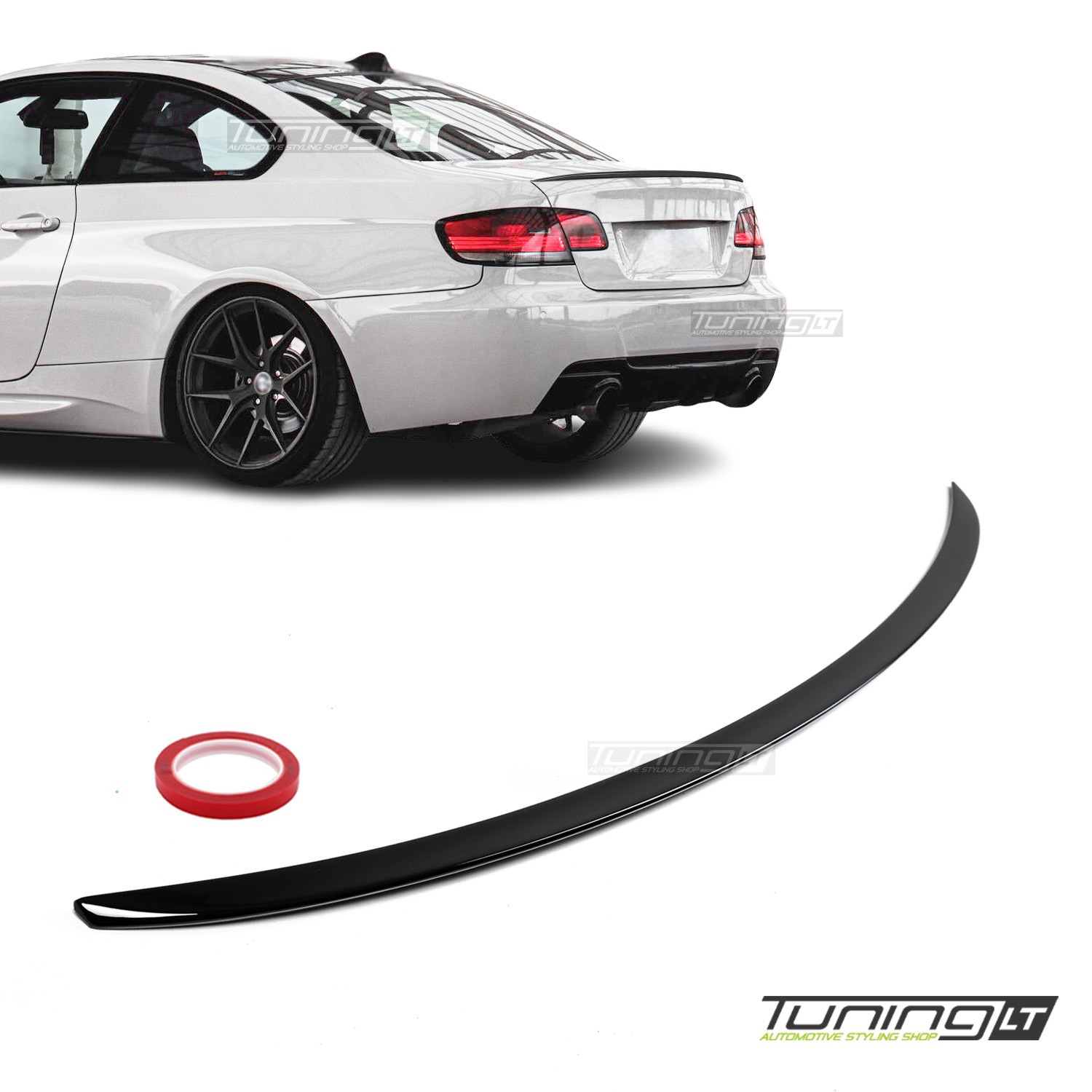 BMW E92 Coupe skirtas M3 style Galinis Bagažinės Spoileris