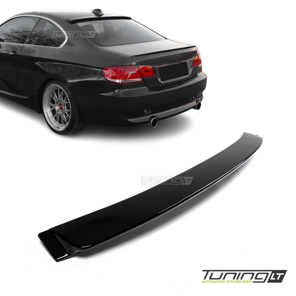 For BMW E92 AC-style Rear Windshield Roof Spoiler, glossy black