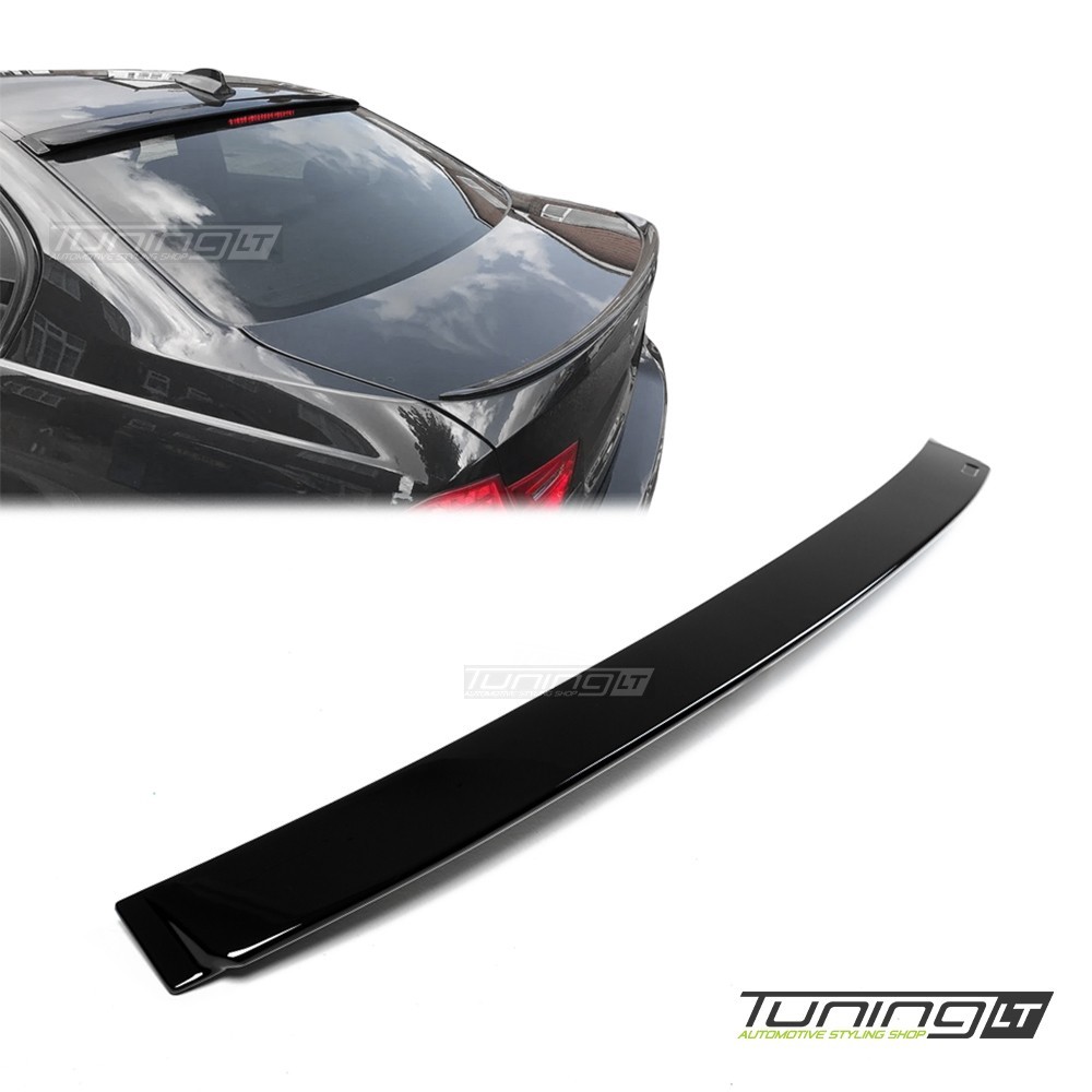 For BMW E90 sedan Roof Spoiler, glossy black, AC-style wing
