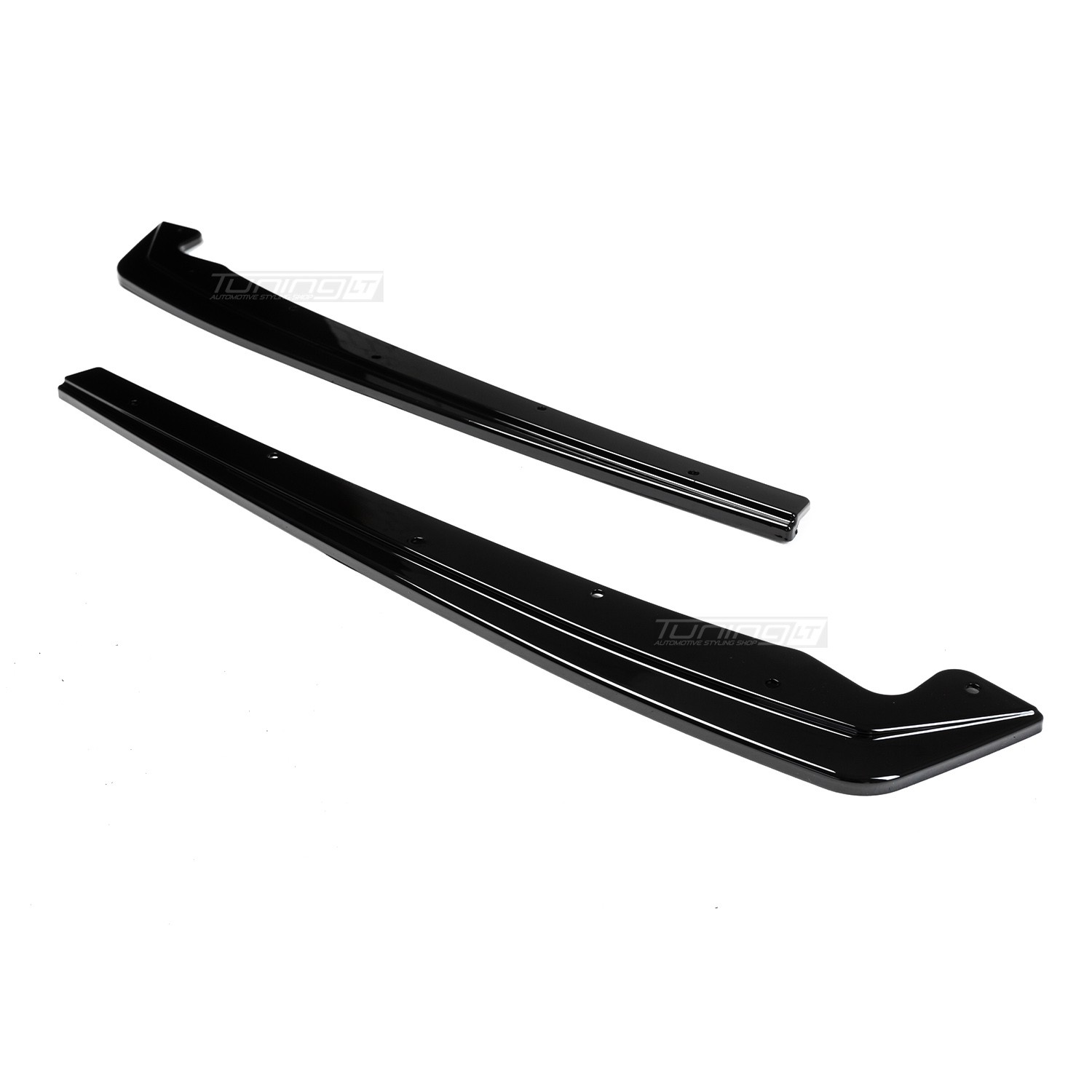 For BMW G30, G31 Rear Bumper side Splitters set, glossy black