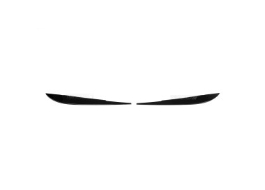 For BMW F32, F33, F36 Headlight Trims / Eyebrows, glossy black