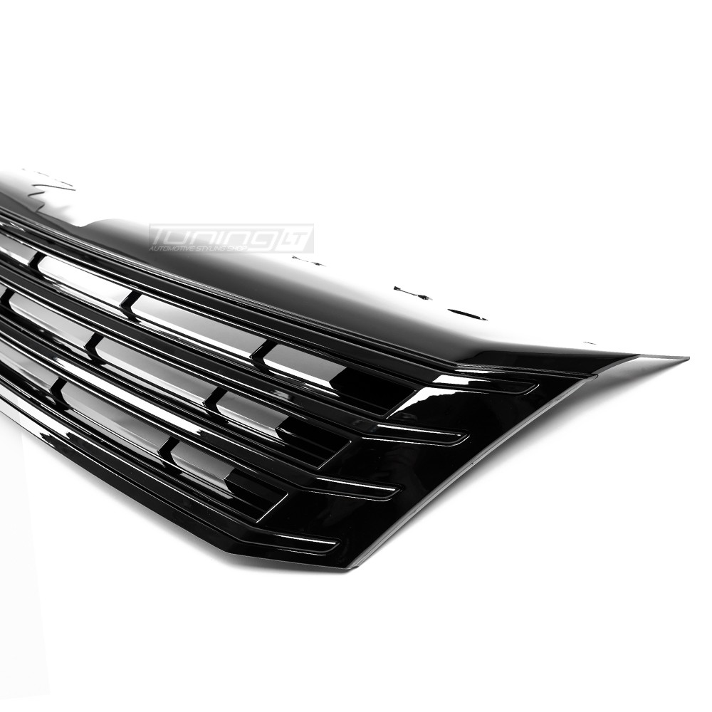 For VW Passat B7 badgeless grille, black