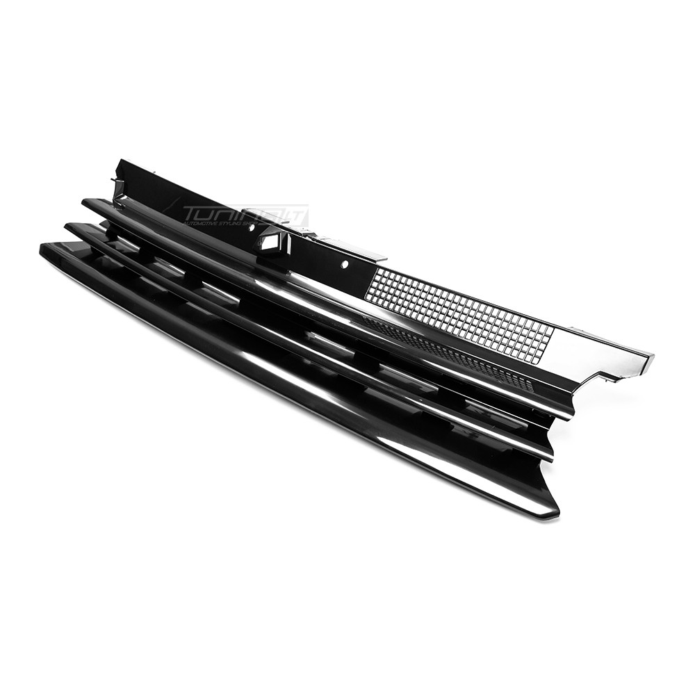 For VW Golf MK4 badgeless grille, black