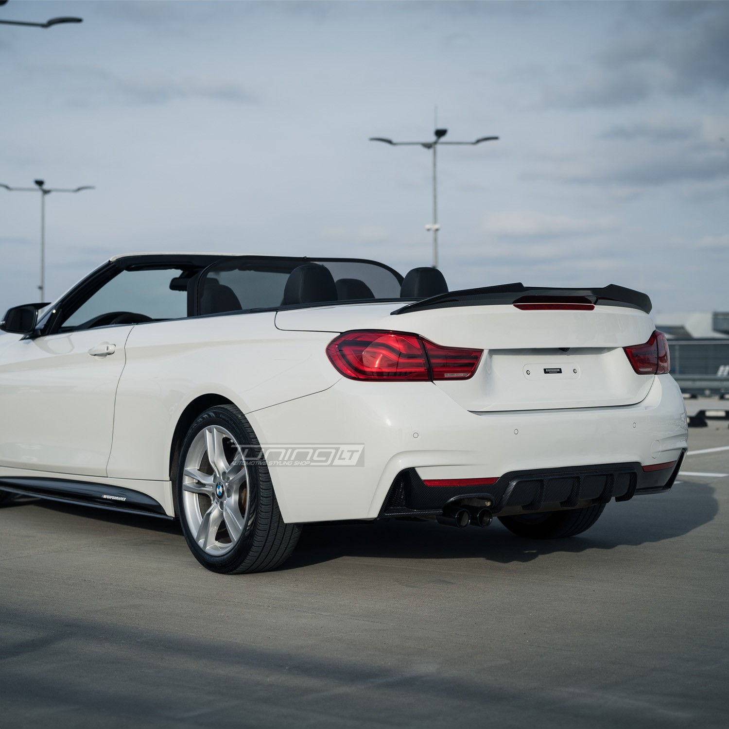 BMW F33, F83 PSM style Spoileris ant Bagažinės, juodas blizgus