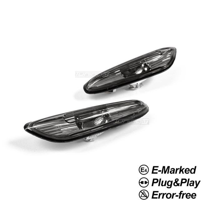 For BMW E46 sedan / touring side turn signal lights, grey