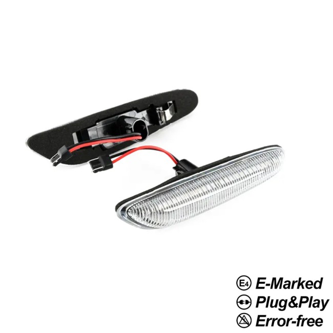 For BMW E46 LED running side indicators, white