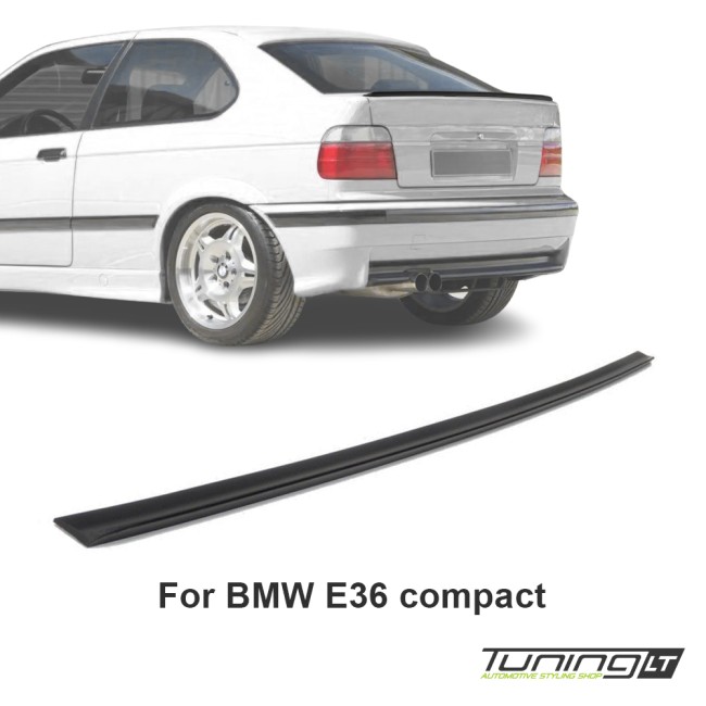 BMW E36 Compact Spoileris ant Bagažinės dangčio, juodas