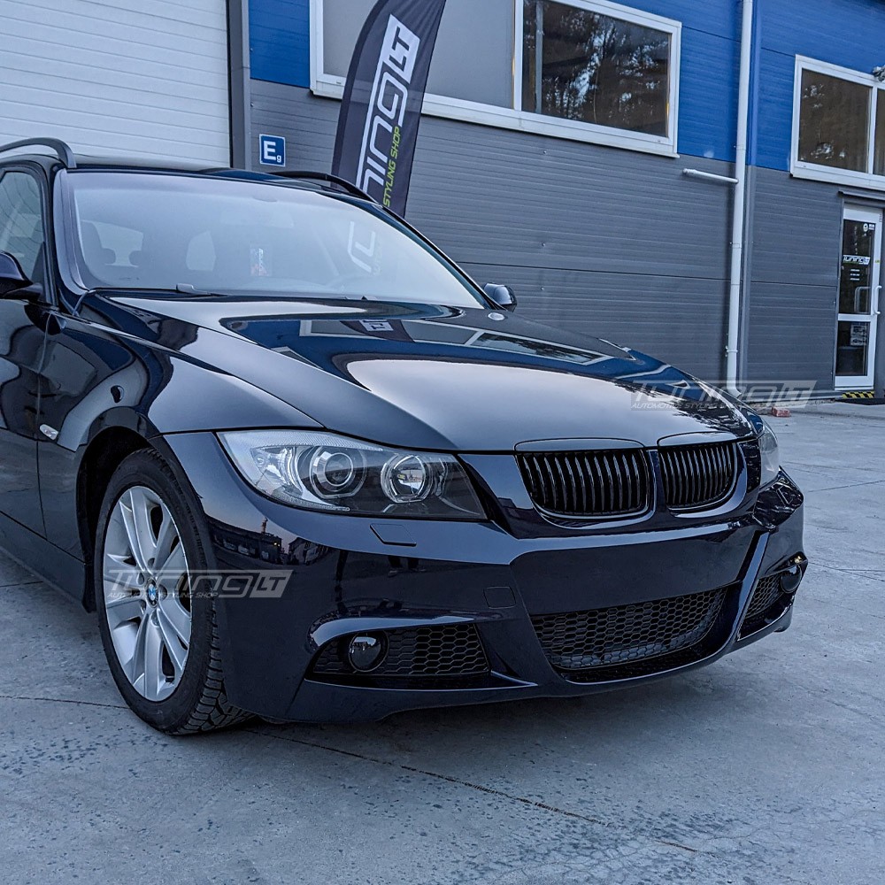 For BMW E90 / E91 PRE-LCI M-Sport Front Bumper with clear fog lights