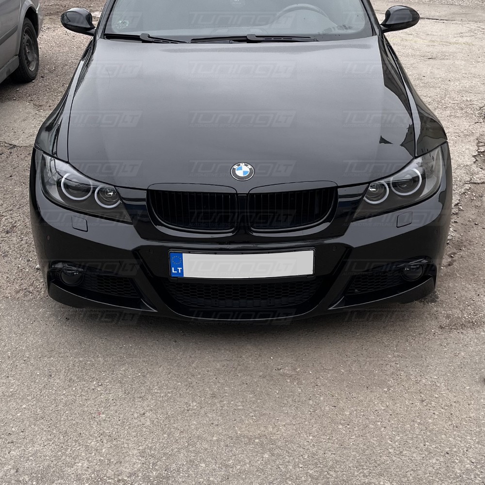 For BMW E90 / E91 PRELCI M Sport Front Bumper with smoked fog lights