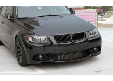 For BMW E90 / E91 M3-style Front Bumper, with smoked fog lights