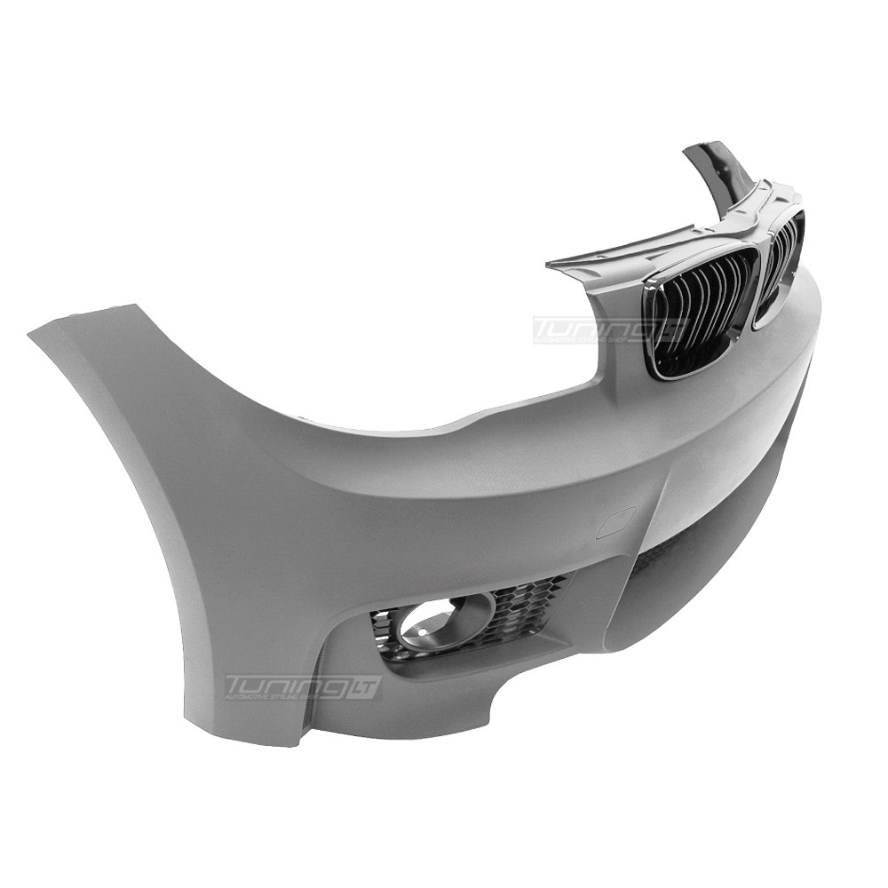 For BMW E81 / E82 / E87 / E88 1M-style front bumper