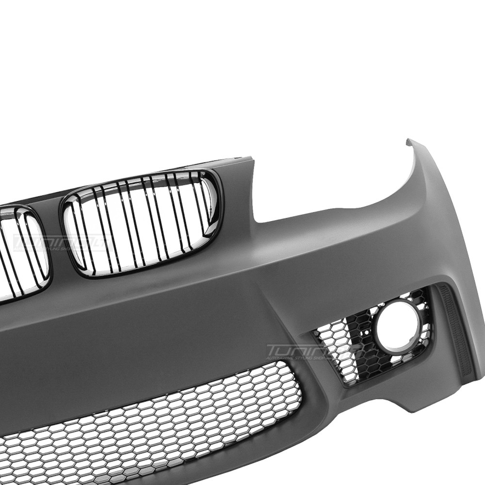 For BMW E81 / E82 / E87 / E88 1M-style front bumper