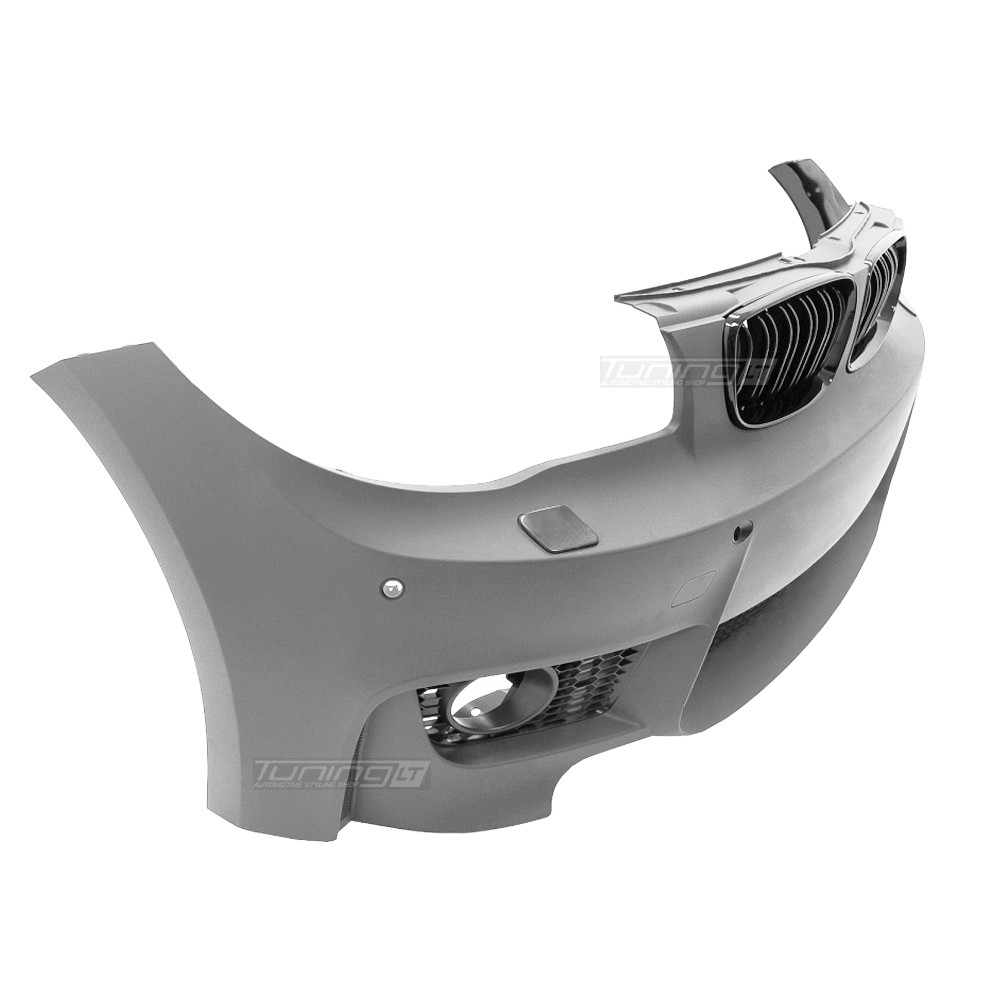 For BMW E81 / E82 / E87 / E88 1M-style Front Bumper, with fog lights