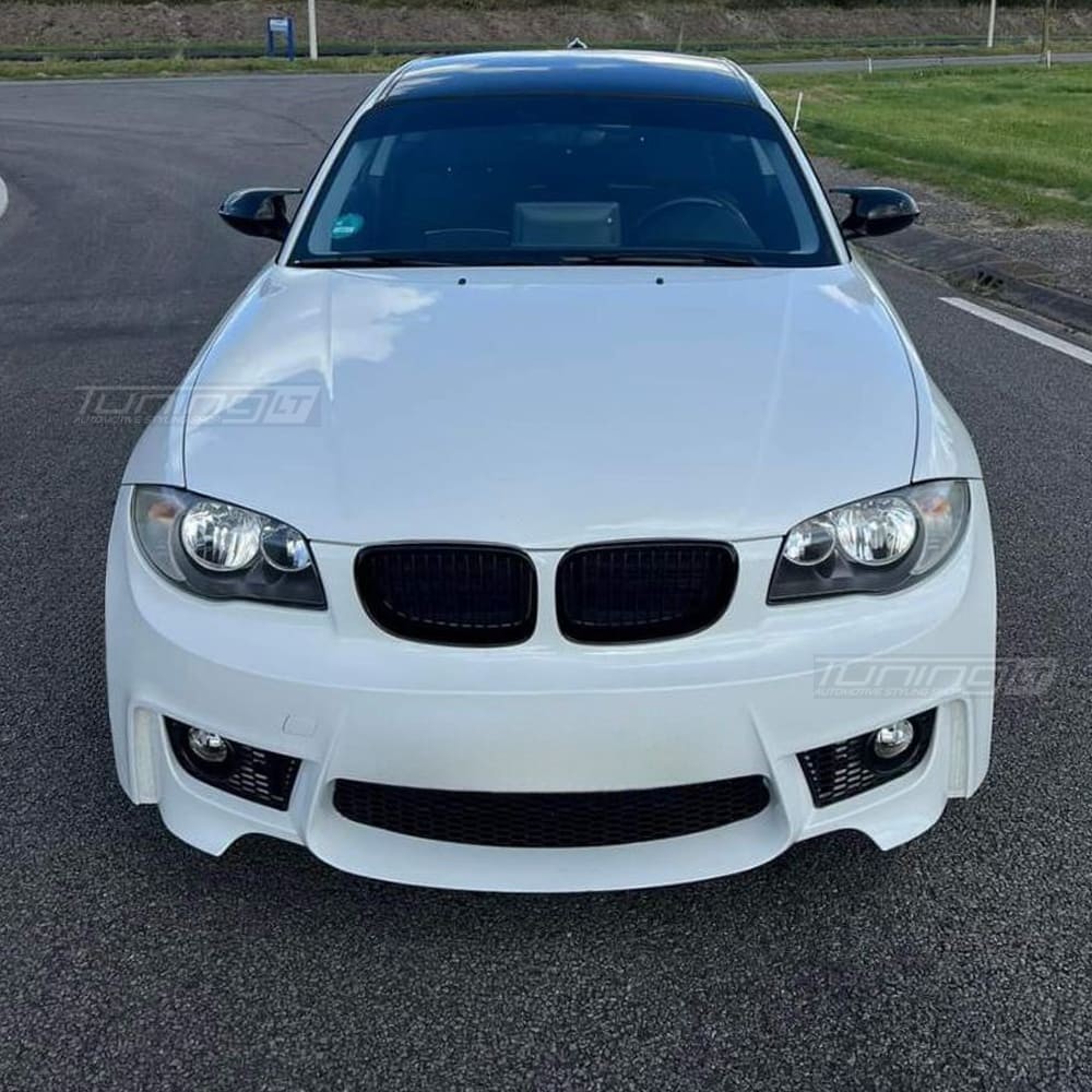 For BMW E81 / E82 / E87 / E88 1M-style front bumper