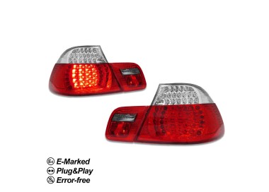 For BMW E46 coupe LED tail lights