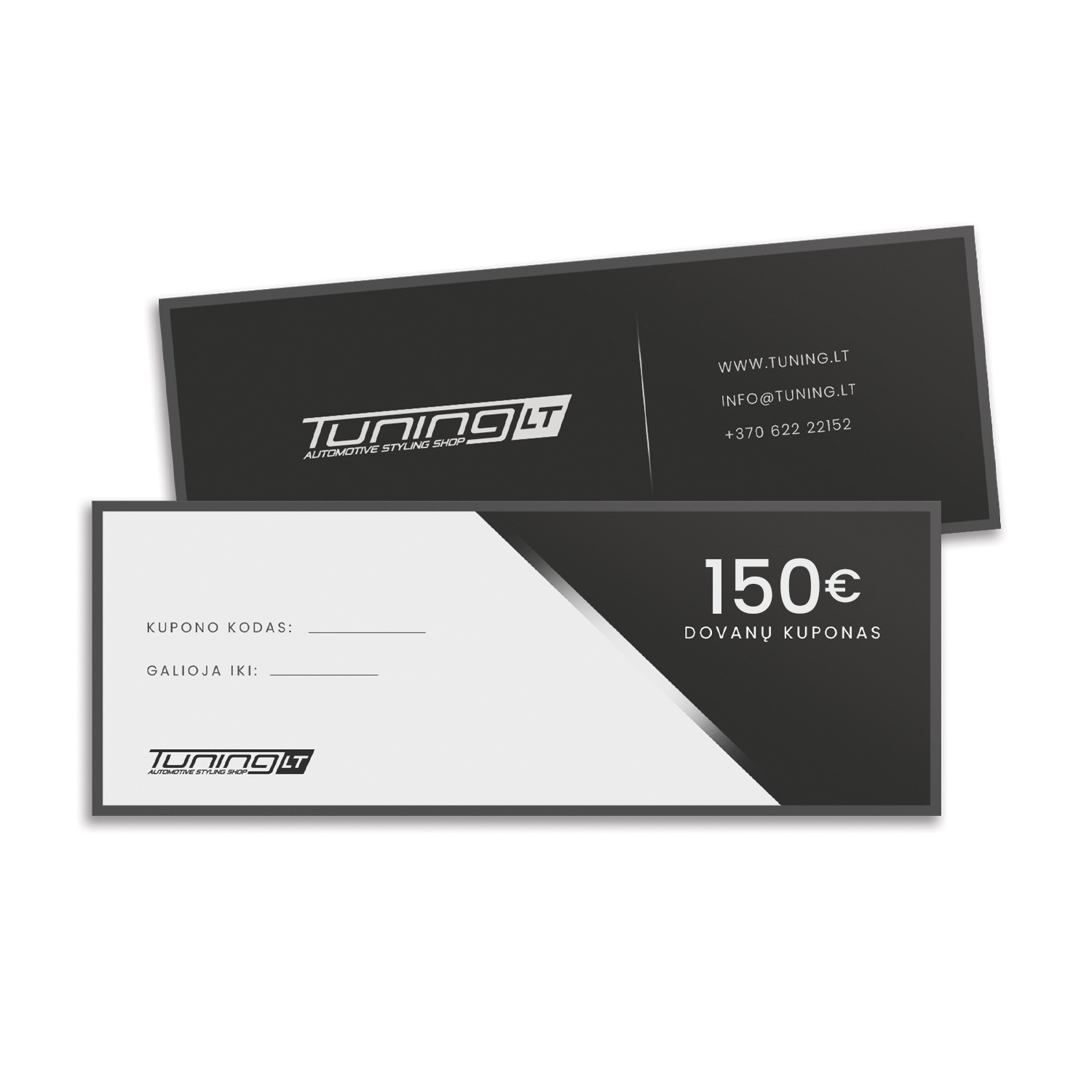 Tuning.lt el. dovanų kuponas - 150€
